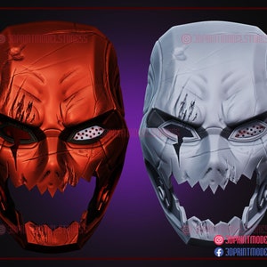Red Hood Battle Damage Helmet - Jason Todd Red Hood Helmet - Red Hood ...