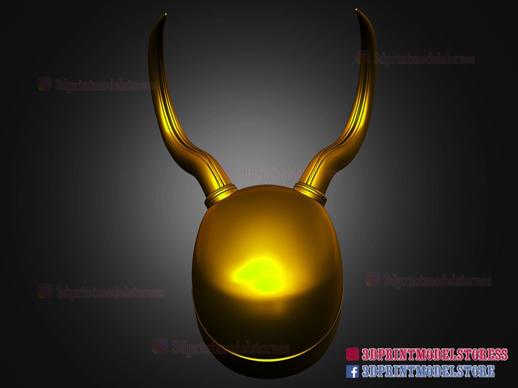 Inspired Classic Loki Helmet STL File 3D Print Model | Etsy