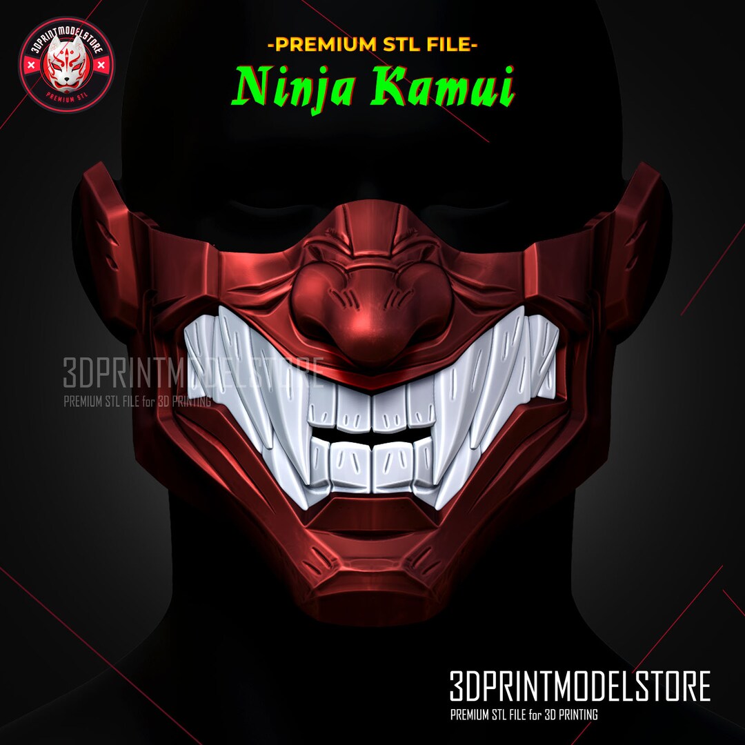 Fanart Ninja Kamui Mask - 3D Print Model STL File for Cosplay - Etsy
