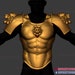 3d Print File Cosplay Larp Armor Set Classical Tiger Roman Muscle Armor ...