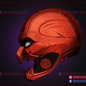 Red Hood Battle Damage Helmet - Jason Todd Red Hood Helmet - Red Hood ...
