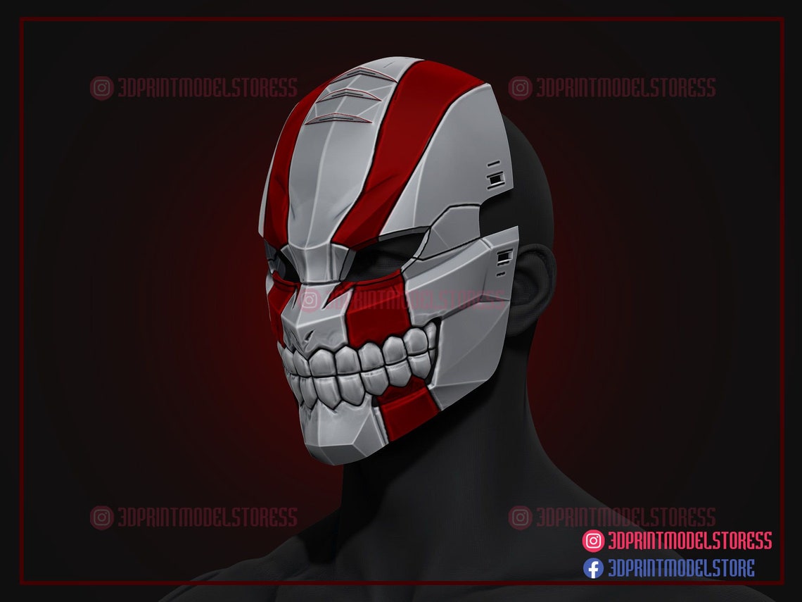 Hollow Mask Halloween Costume Custom Cosplay Mask STL | Etsy