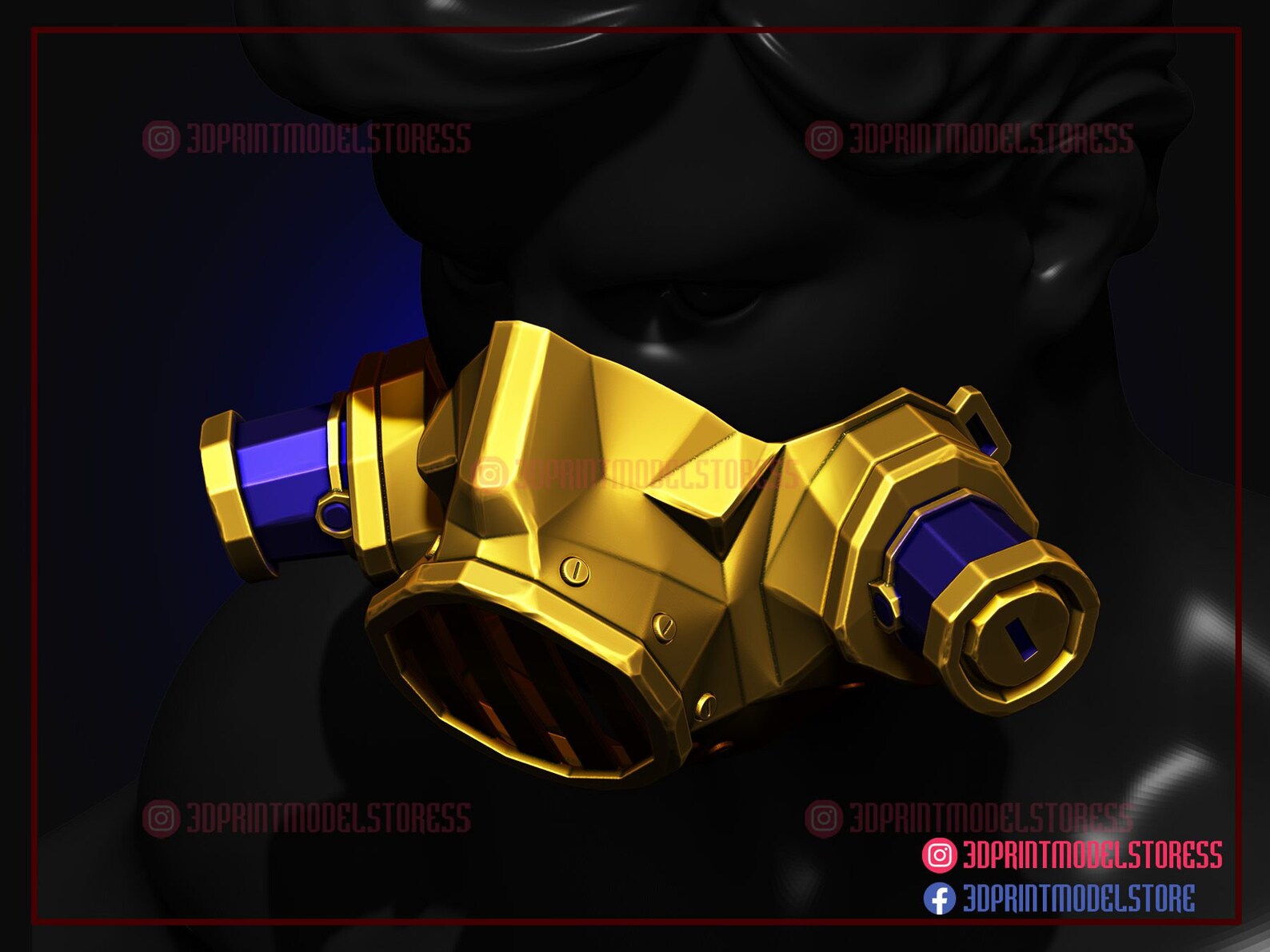 Arcane Enforcer Mask League of Legends Cosplay Mask 3D Print - Etsy