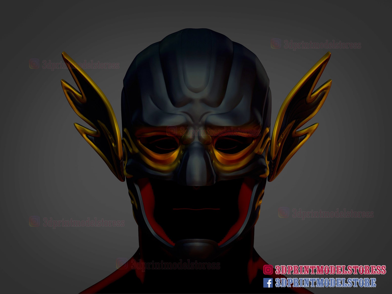 Superhero Cosplay Mask 3D Print Model Halloween Costume - Etsy