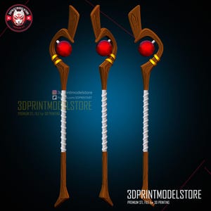 Megumin Staff - Konosuba Cosplay Weapon - Anime, Halloween Costume - 3D ...