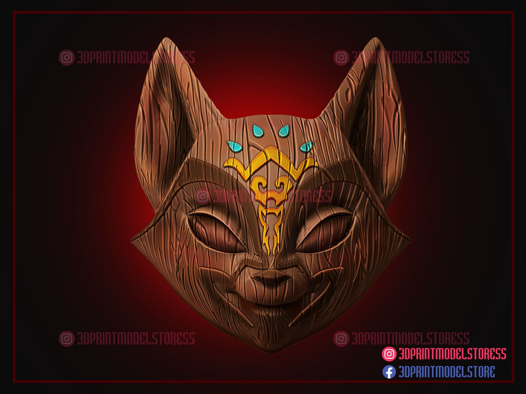 Kena Bridge of Spirits Taro Mask Bug STL Files for 3D - Etsy