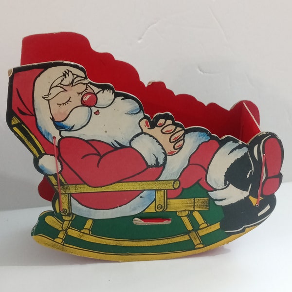 Santa Claus in a Rocking Chair - Etsy