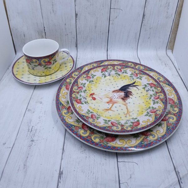 Rooster Dinnerware - Etsy