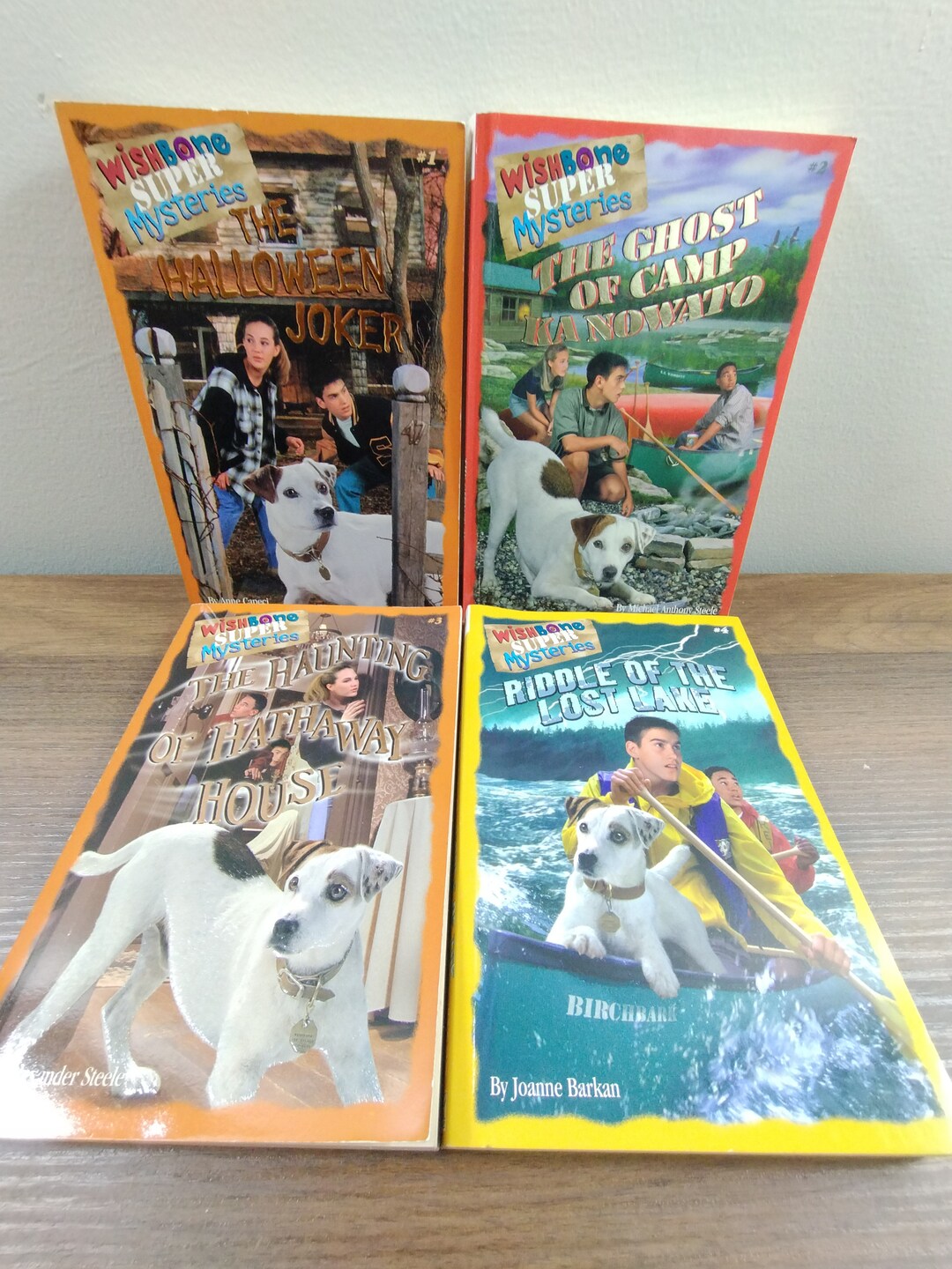 Vtg Wishbone Super Mysteries Children's Story Books Complete Set of 4 ...