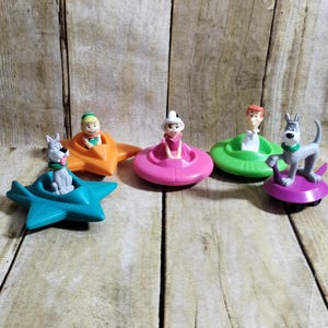 Jetsons George Judy& Astro Elroy Figures Space Ship Cruisers Hanna ...
