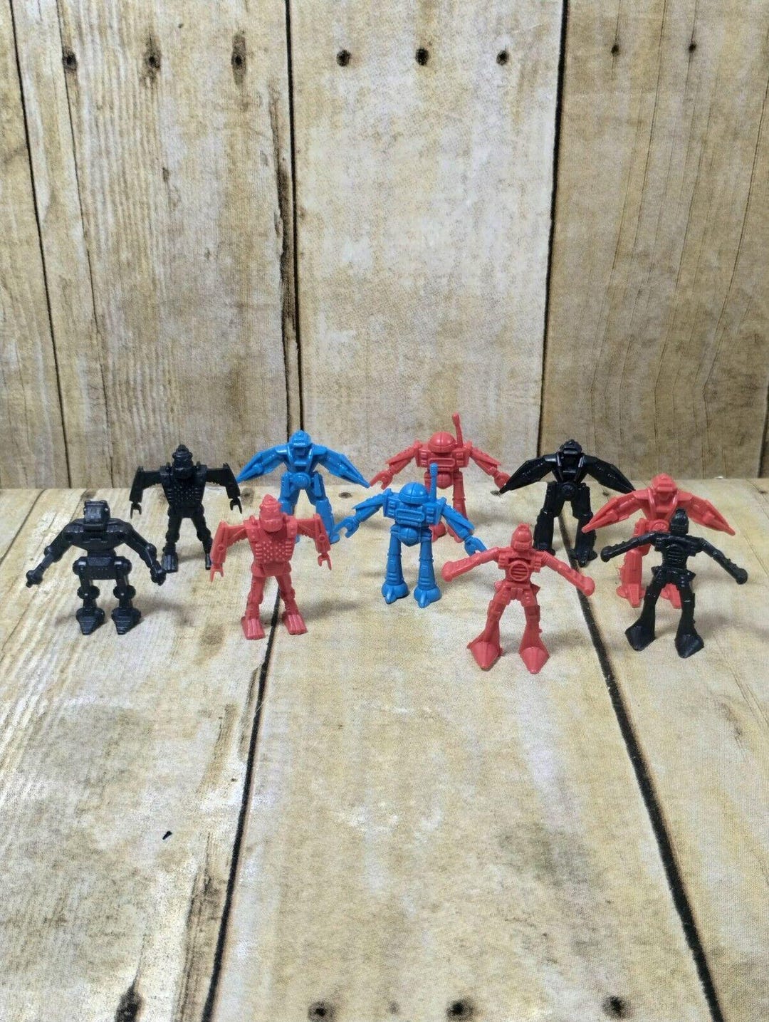 Lot of 9 Vintage Arco Rogun Robots Mini Figures 1980s 80s Sci-fi Toys ...