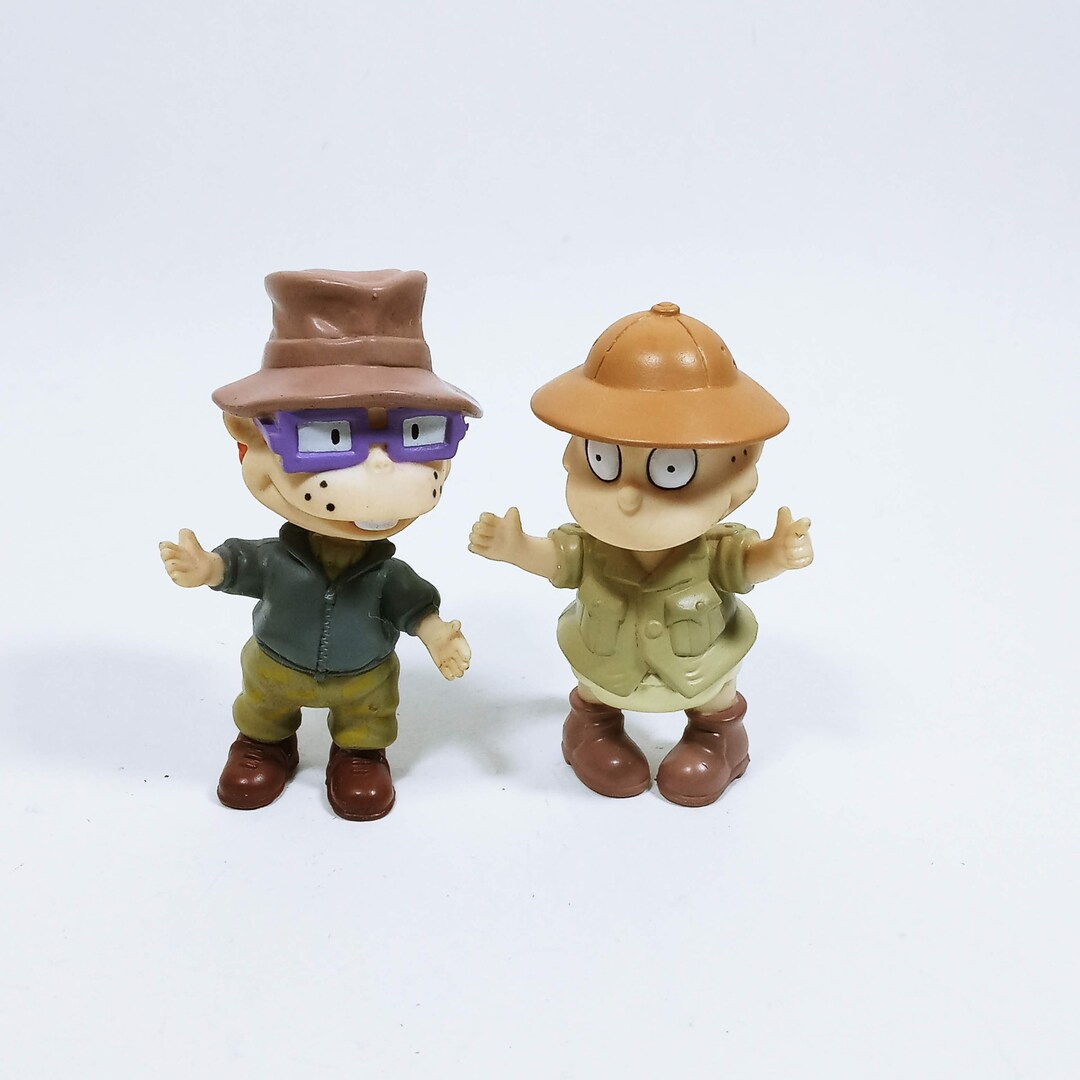 Vintage Rugrats Tommy & Chucky Safari Viacom Nickelodeon PVC Figure ...