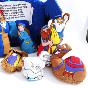 Beginners Bible Stuffed Nativity Set Plush 8pc Crafted Set - Etsy
