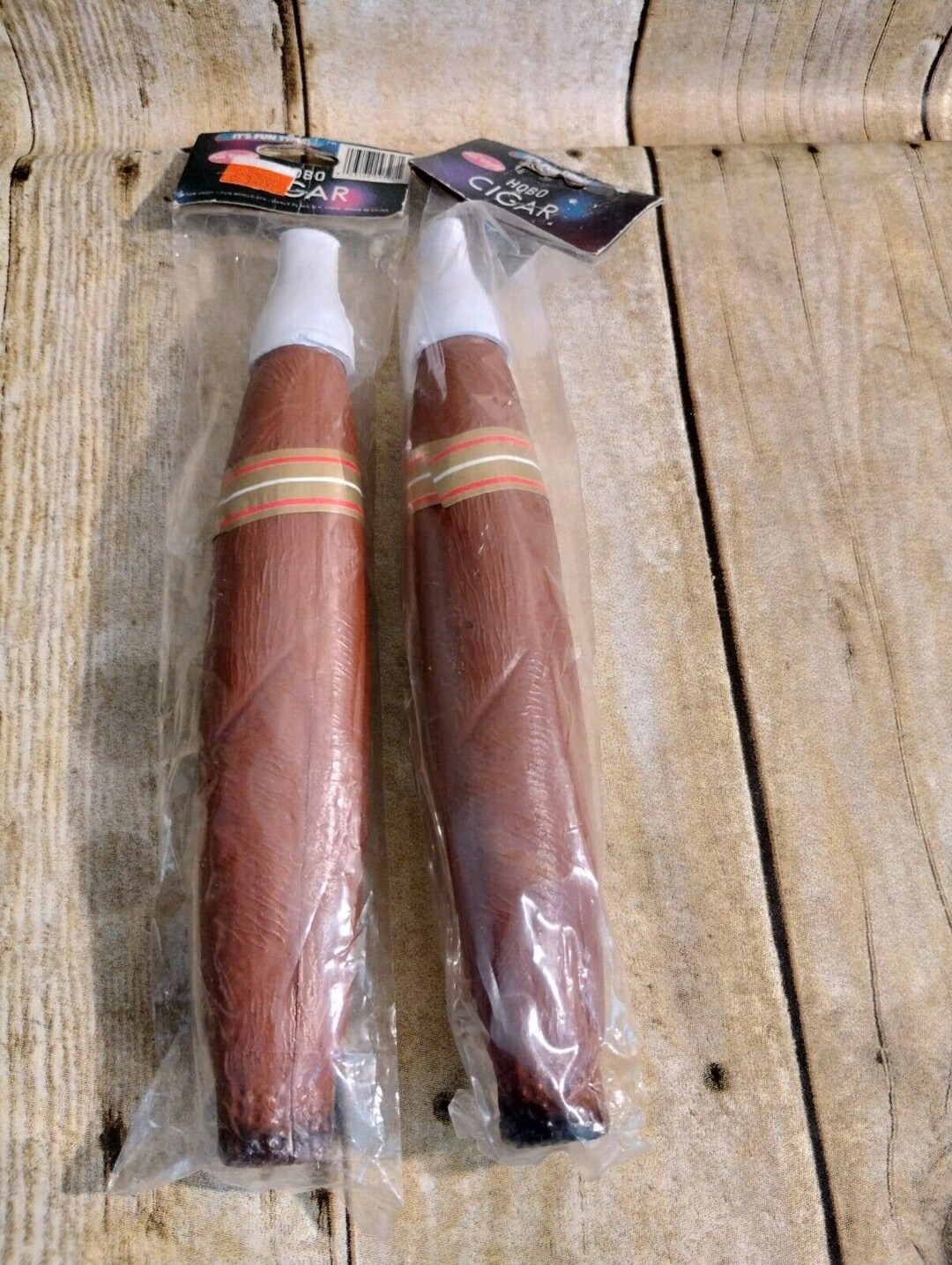 Giant Jumbo FAKE CIGAR Gag Joke Hobo Costume Plastic Prop Gangster Toy ...