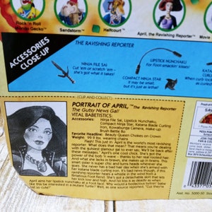 Vintage TMNT April the Ravishing Reporter NOS Playmate Action Figure ...