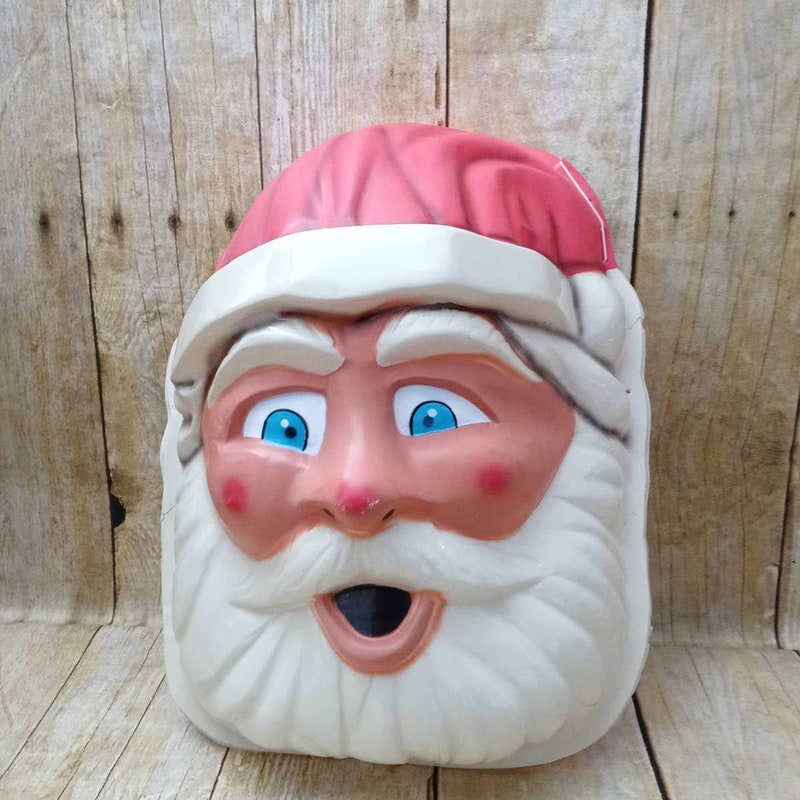 Santa Mask - Etsy