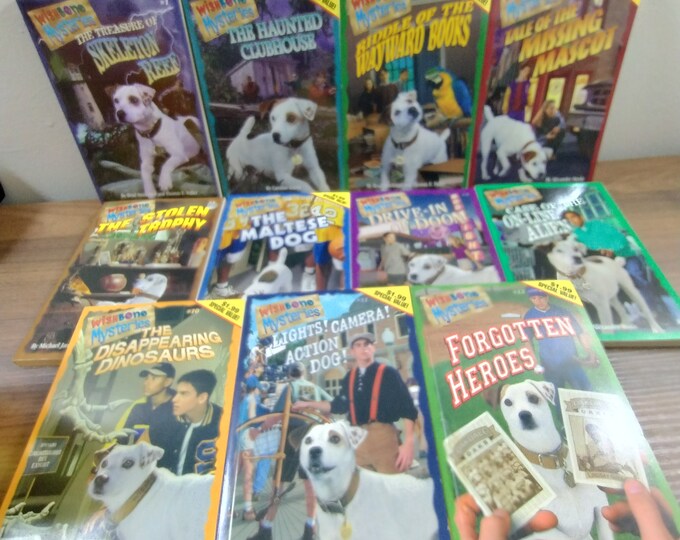 Vtg Wishbone Mysteries Children's Story Books 1 12 Set of 11 PBS TV ...