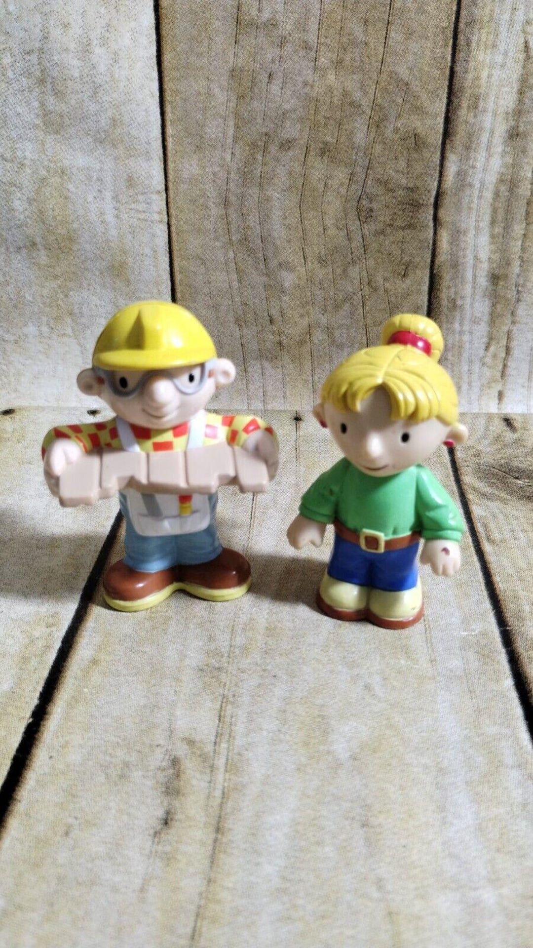 Bob the Builder & Wendy Toy Figures - Etsy