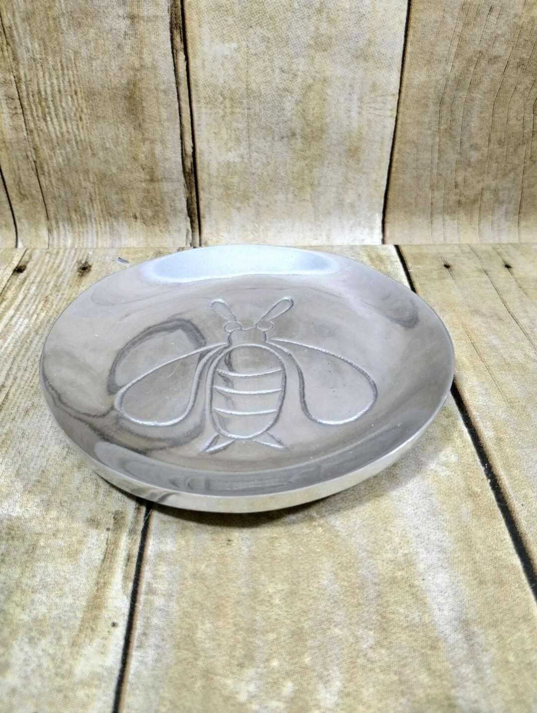 Vtg Bumblebee Cast Aluminum Trinket Plate Bee Fly - Etsy