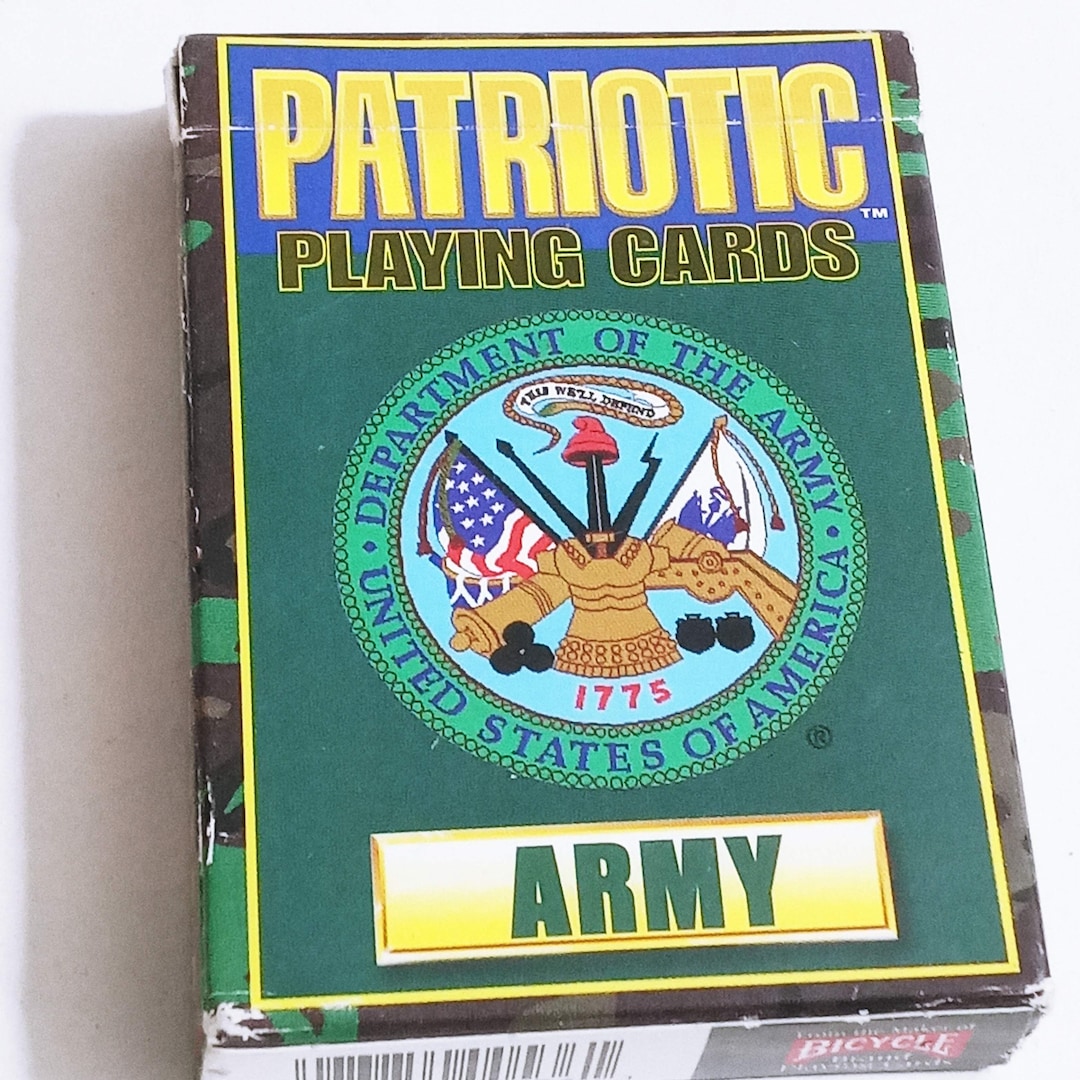 Vintage Army Patriotic Playing Cards (lvb) - Etsy