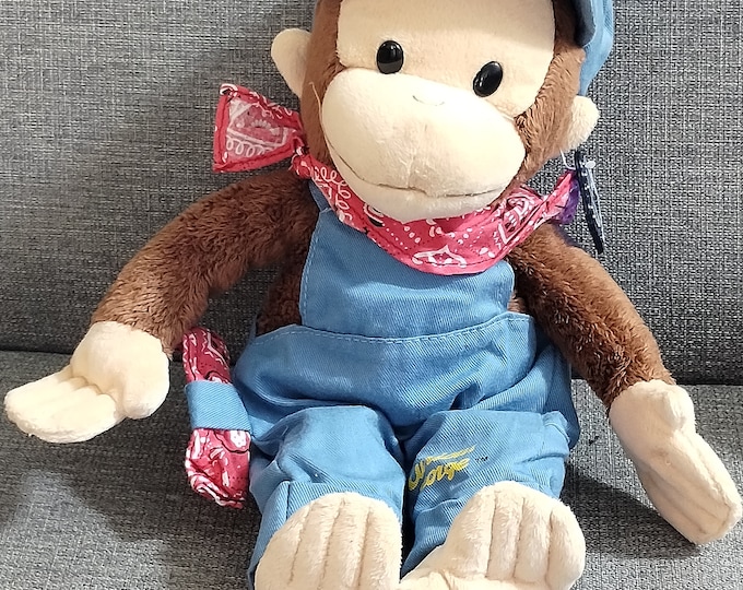 Curious George Train Conductor 12" Plush Stuffed Animal - Etsy