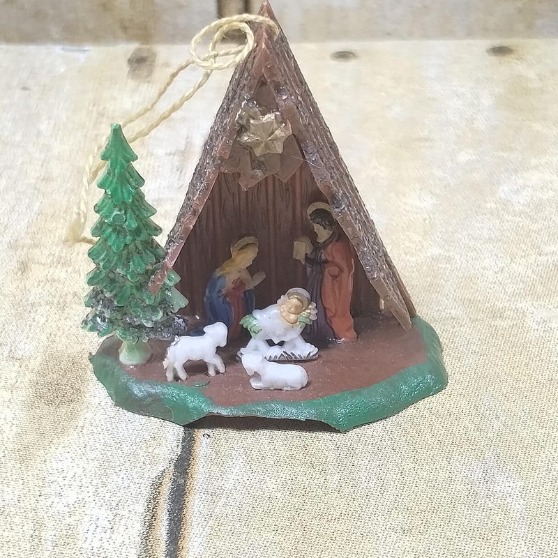 Plastic Nativity - Etsy
