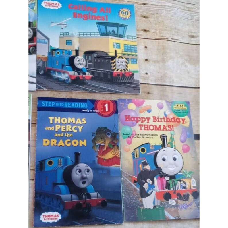 Thomas and Friends Train Story Books RL1&2 Set of 7 Softcover - Etsy
