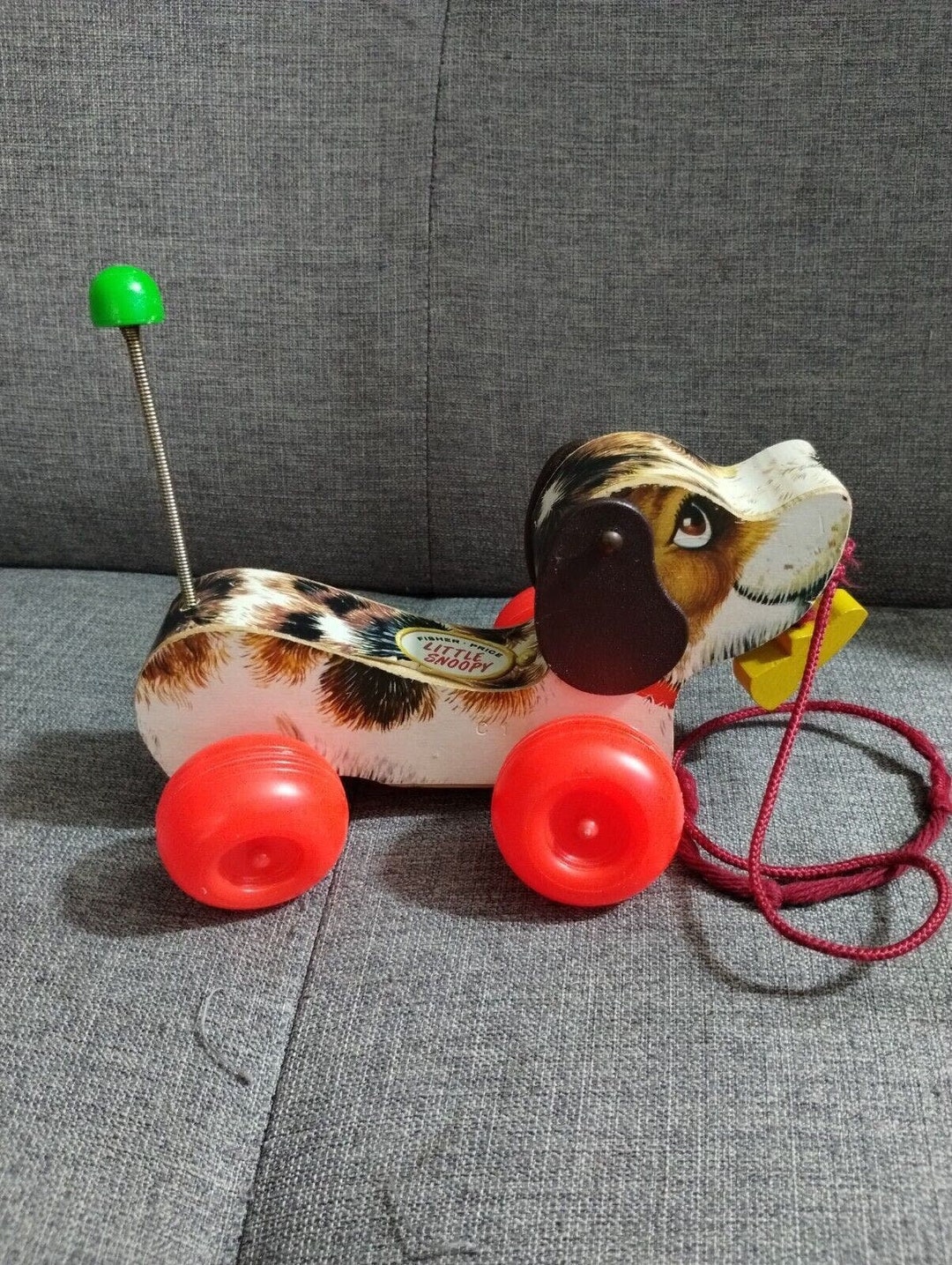Fisher Price Little Snoopy Pull Toy Play Toy 693 Dated 1965 With Original Box - Etsy