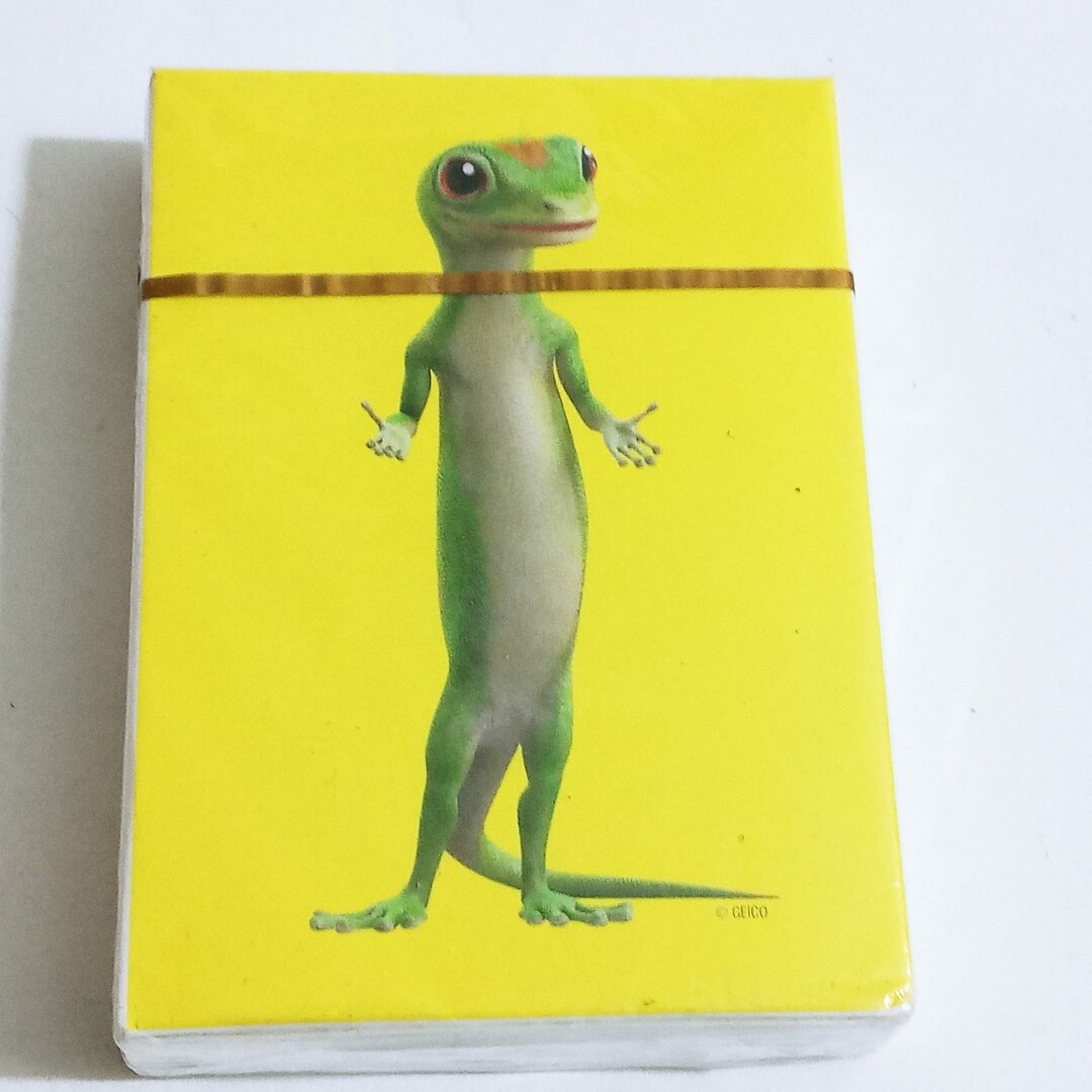 Vintage Geico Gekko Playing Cards New Sealed lvb - Etsy
