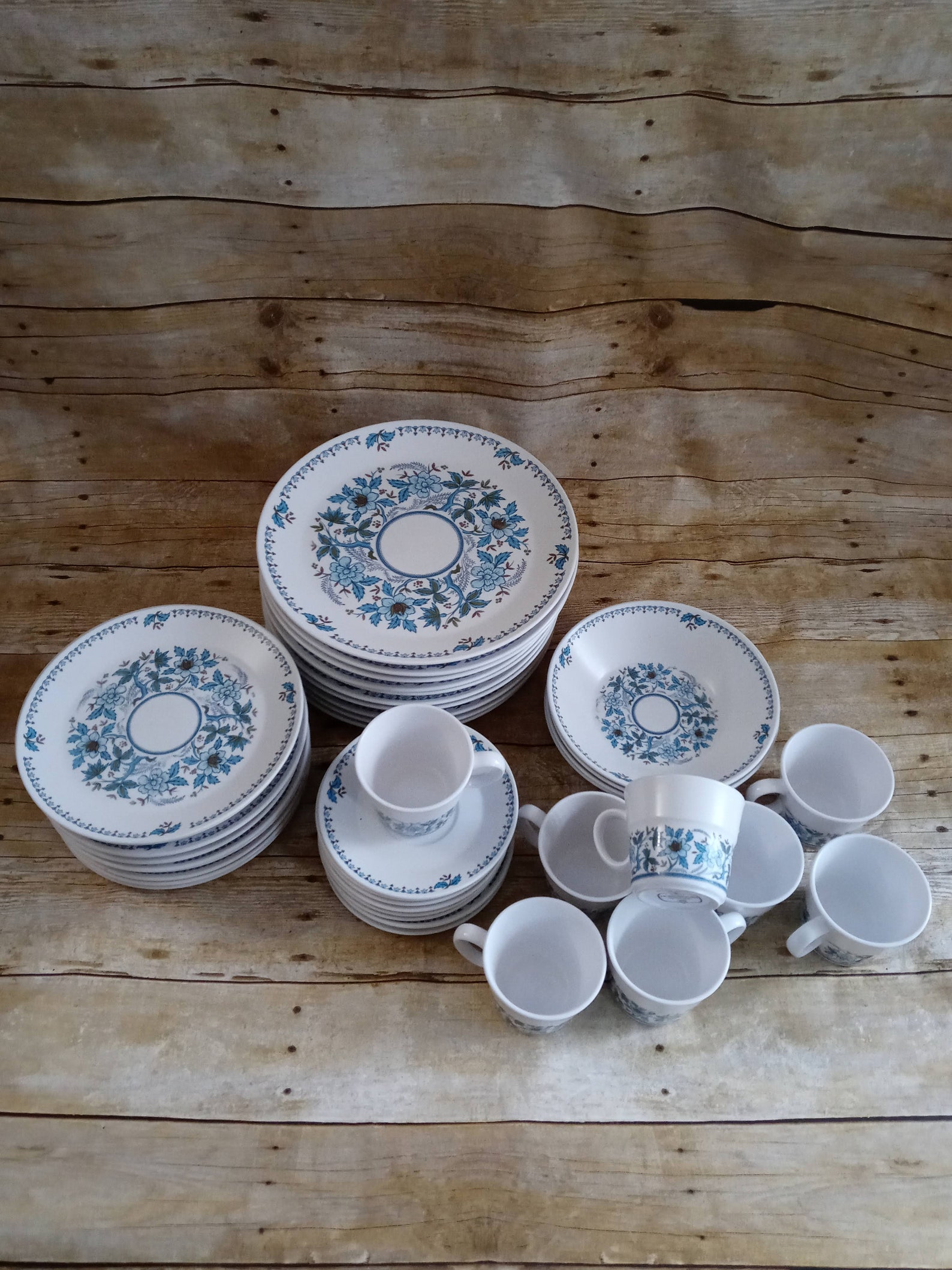 Vintage Blue Moon Dinnerware by Noritake Progression Blue - Etsy