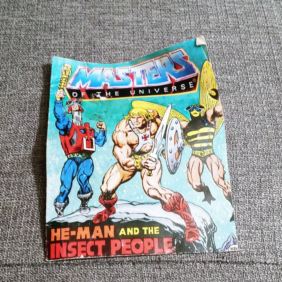 Vtg He-man and the Insect People Masters of the Universe Mini Comic ...