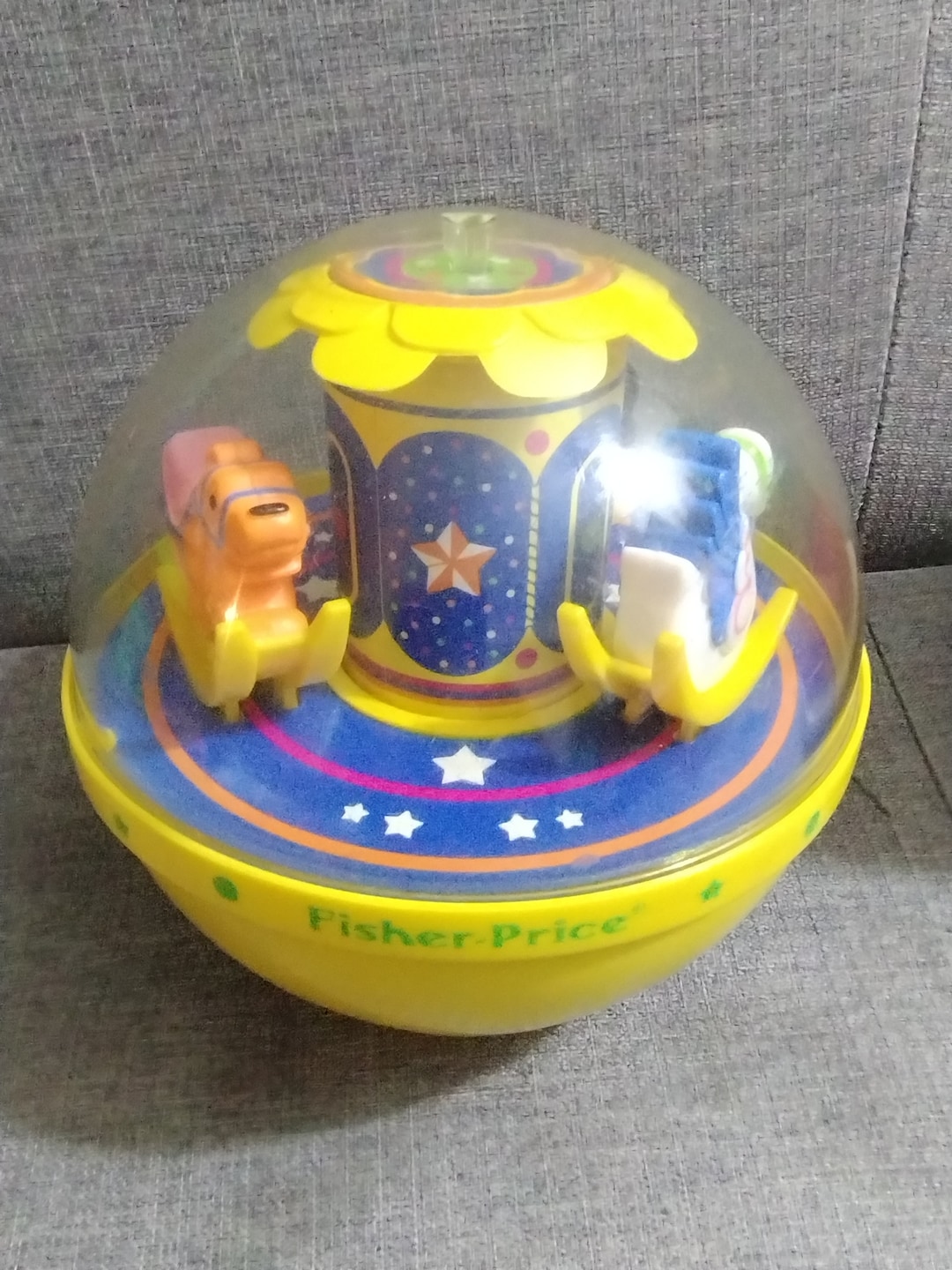 Vintage Fisher Price Roly Poly Carousel Ball eboxd - Etsy