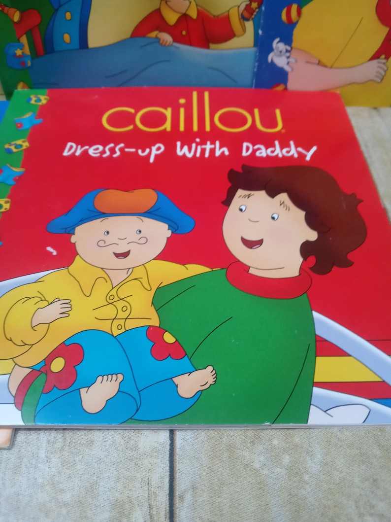 Caillou Softcover Books PBS Kids TV Show Set of 7 Childrens - Etsy
