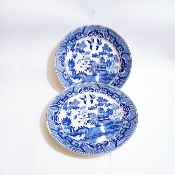 Japan Blue Willow Dinner Plates - Etsy