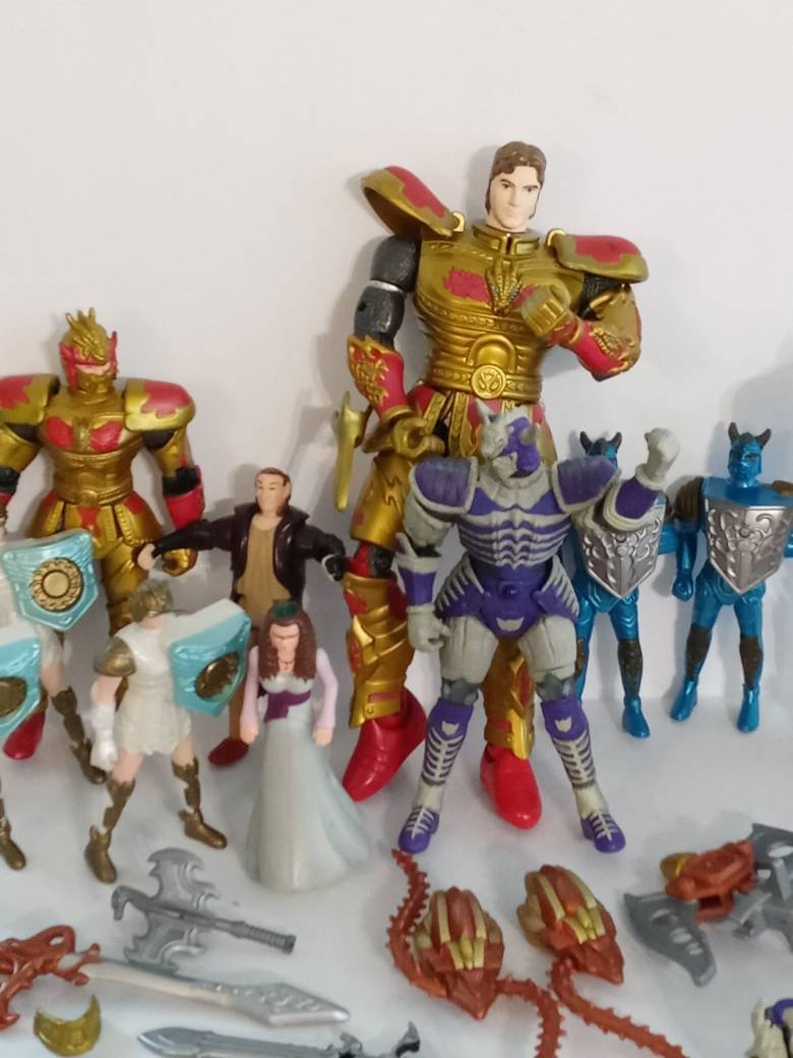 Vintage Mystic Knights Action Figures w/ Accessories Weapons | Etsy
