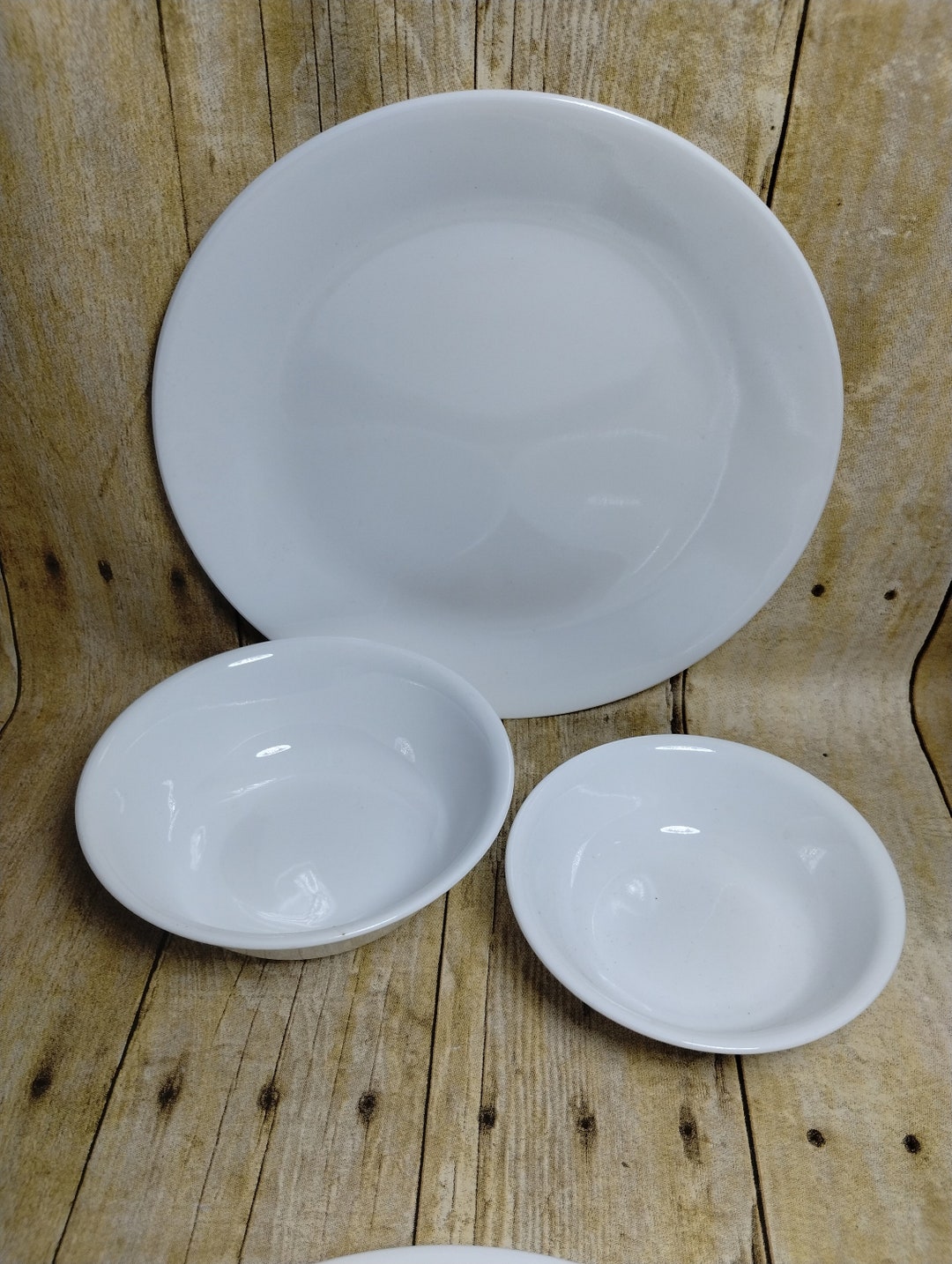 Vintage Winter Frost White Corelle Dinnerware by Corning - Etsy