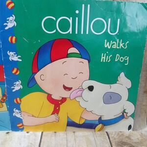 Caillou Softcover Books PBS Kids TV Show Set of 7 Childrens Books (bb4 ...