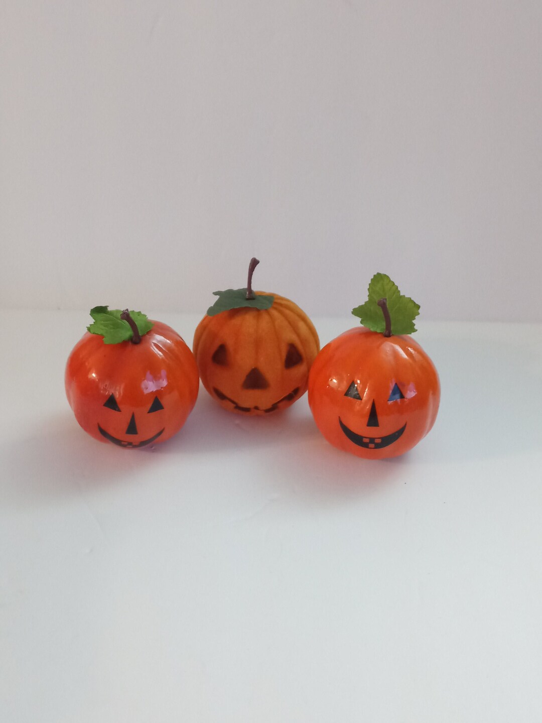 Vintage Halloween Jack O Lanterns Creepy Fun Little Plastic - Etsy