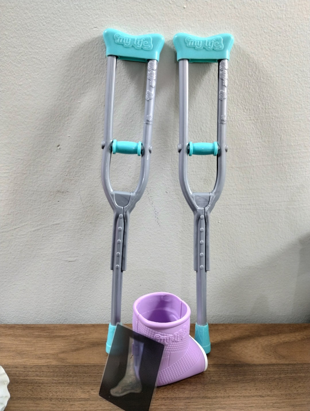 My Life Handicap Doll Crutches & Foot Cast for 18" Doll - Etsy
