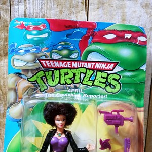 Vintage TMNT April the Ravishing Reporter NOS Playmate Action Figure ...