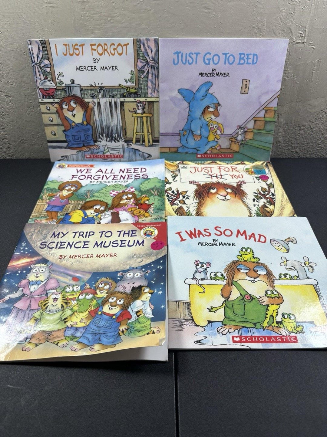 6 Mercer Mayer Little Critters Books: Just for You, I Was so Mad, Just ...