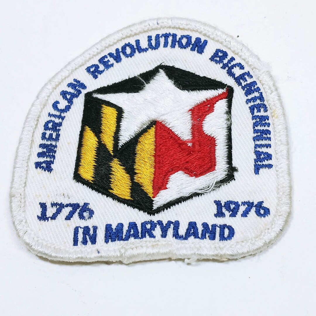 Vtg American Revolution Bicentennial in Maryland 1776-1976 Patch (b4d ...