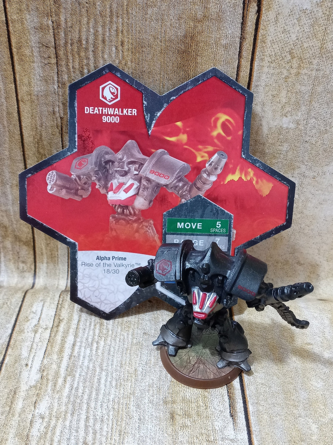 Heroscape Deathwalker 9000 Alpha Prime Card & Figure - Etsy