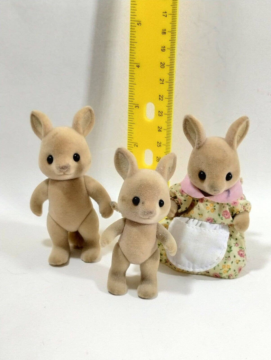 Calico Critters Bunny Rabbits Mom Dad Child Toy Figures Posable - Etsy