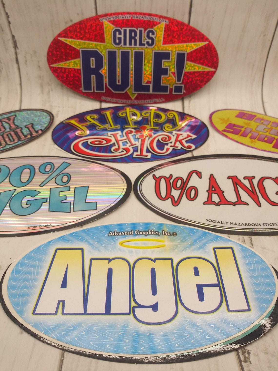 8 Vintage Vinyl Laptop Stickers for Girls 6 Large 2 Medium | Etsy