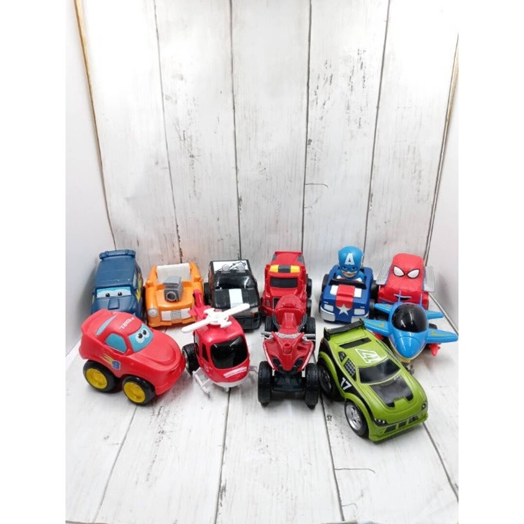 Chunky Toy Cars Trucks Helicopter Jet Quad - Etsy