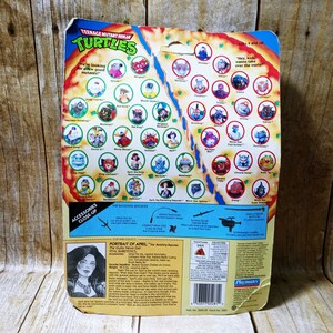 Vintage TMNT April the Ravishing Reporter NOS Playmate Action Figure ...