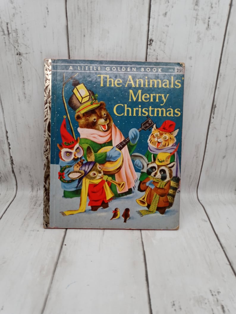 Vintage Richard Scarry Little Golden Book the Animals' - Etsy