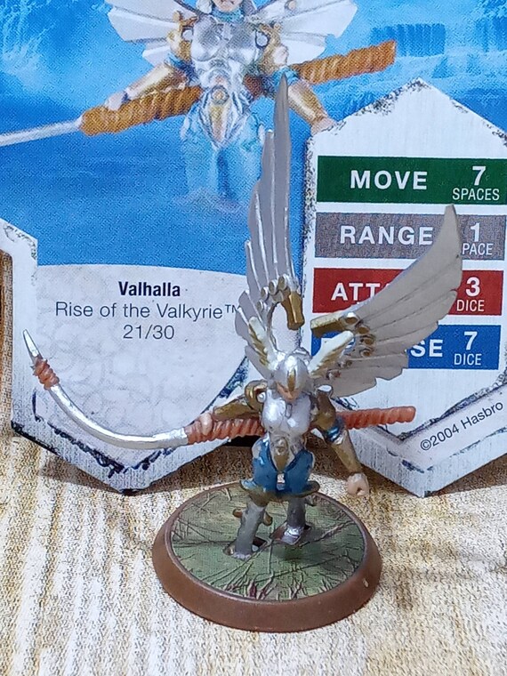 Heroscape Raelin the Kyrie Warrior Rise of the Valkyrie Card & - Etsy