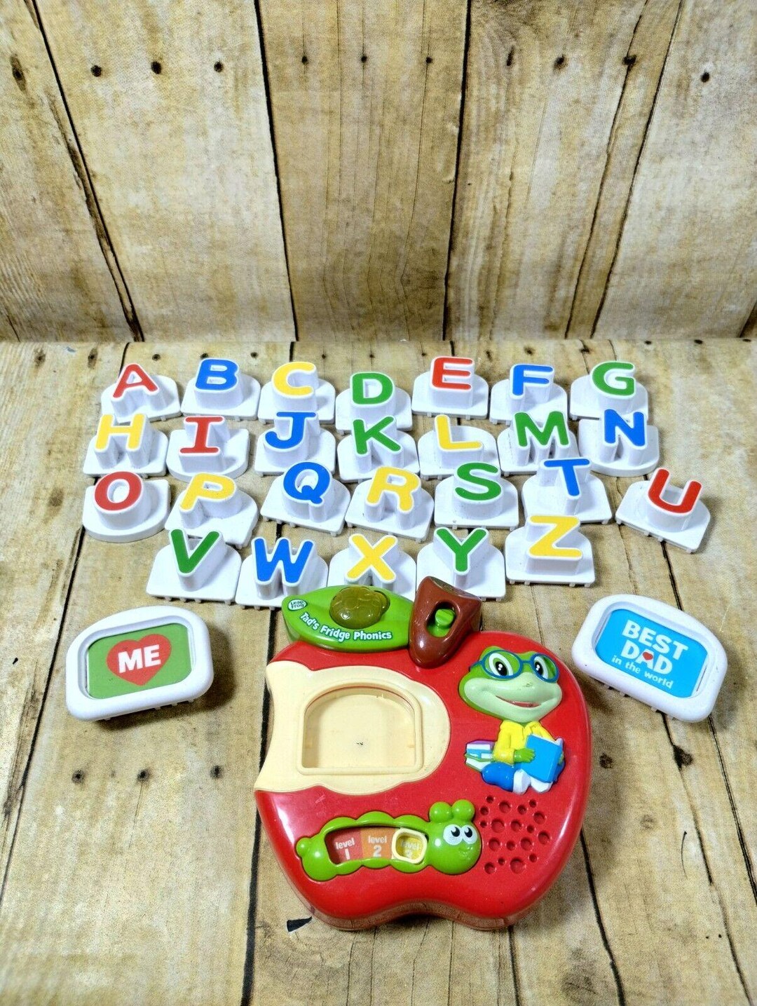Leap Frog Tad's Fridge Phonics Magnetic Letter Set 28 Tile W/ Complete ...